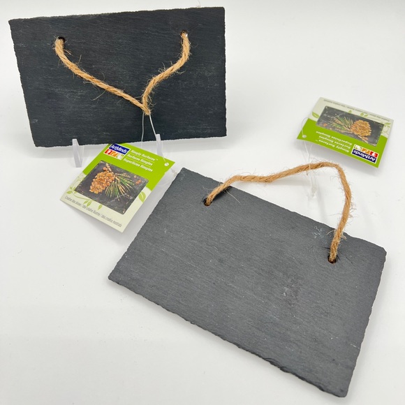Art | Pair Of Slate Craft Plaques | Poshmark